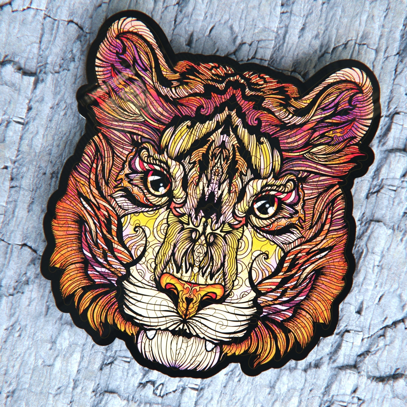 Tiger Jigsaw Puzzle Laser Cut File Sublimation Puzzle. Puzzle Cut ...