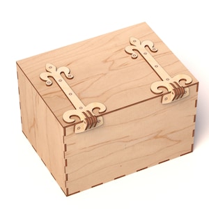 Hinges for Boxes 90 Degrees - Laser Cut Files. Hinge Templates for ...