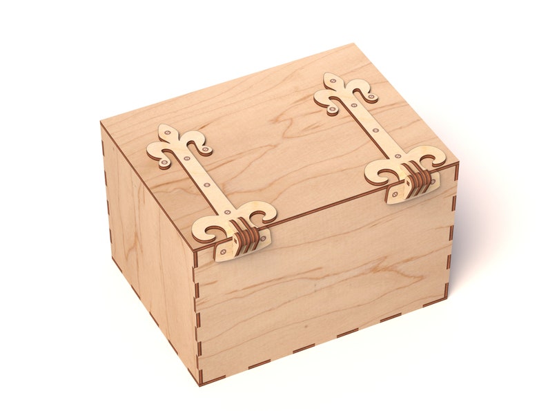 Hinges for Boxes 90 Degrees - Laser Cut Files. Hinge Templates for ...
