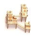 Hanging House With Lights Laser Cut Files. Miniature Tree House, Wooden ...