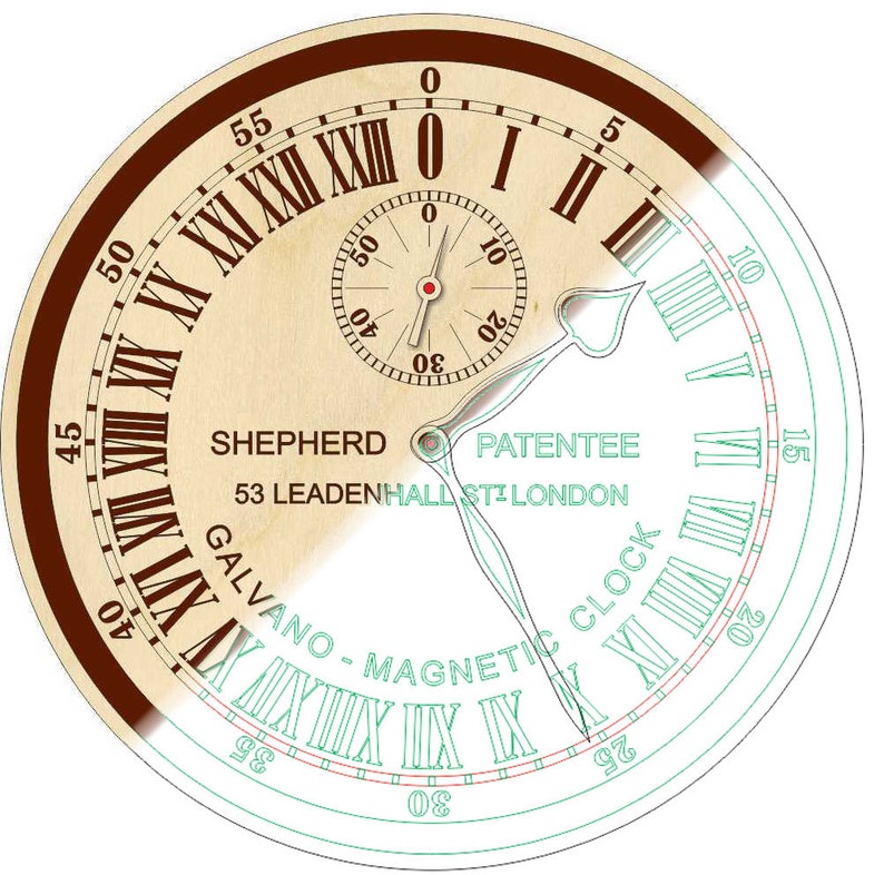 Shepherd Gate Clock Laser Cut Files. Wooden Clock. Templates - Etsy