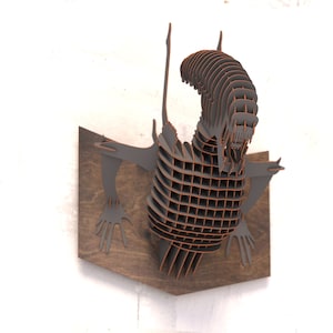 Animal Head - Alien - Laser Cut Files / Instant Downloads Files ...