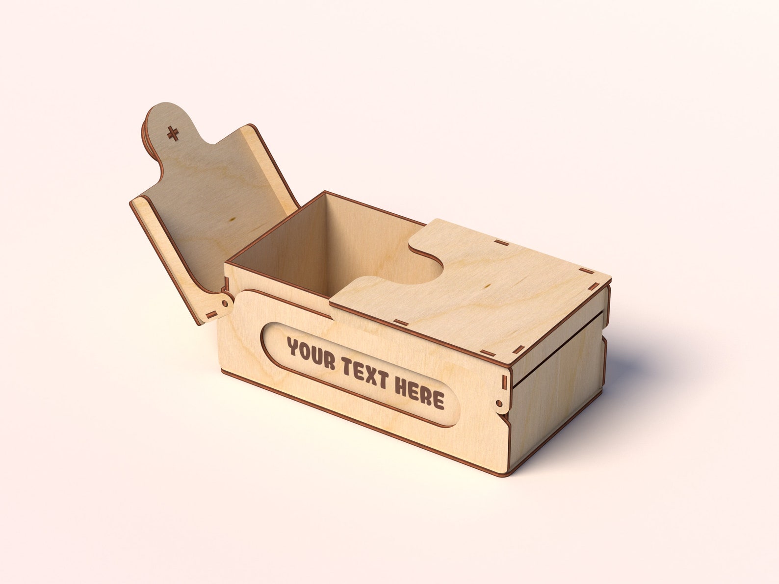 Wooden Box - Laser Cut Files. Wooden Packing / SVG Pattern Wooden Box ...