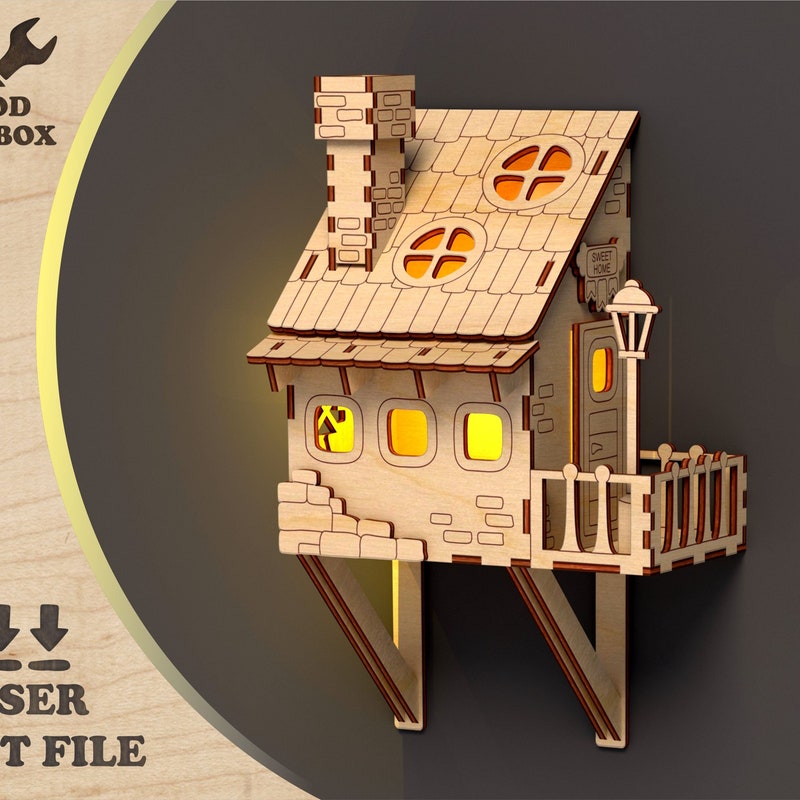 Wooden Puzzle Light House - Etsy