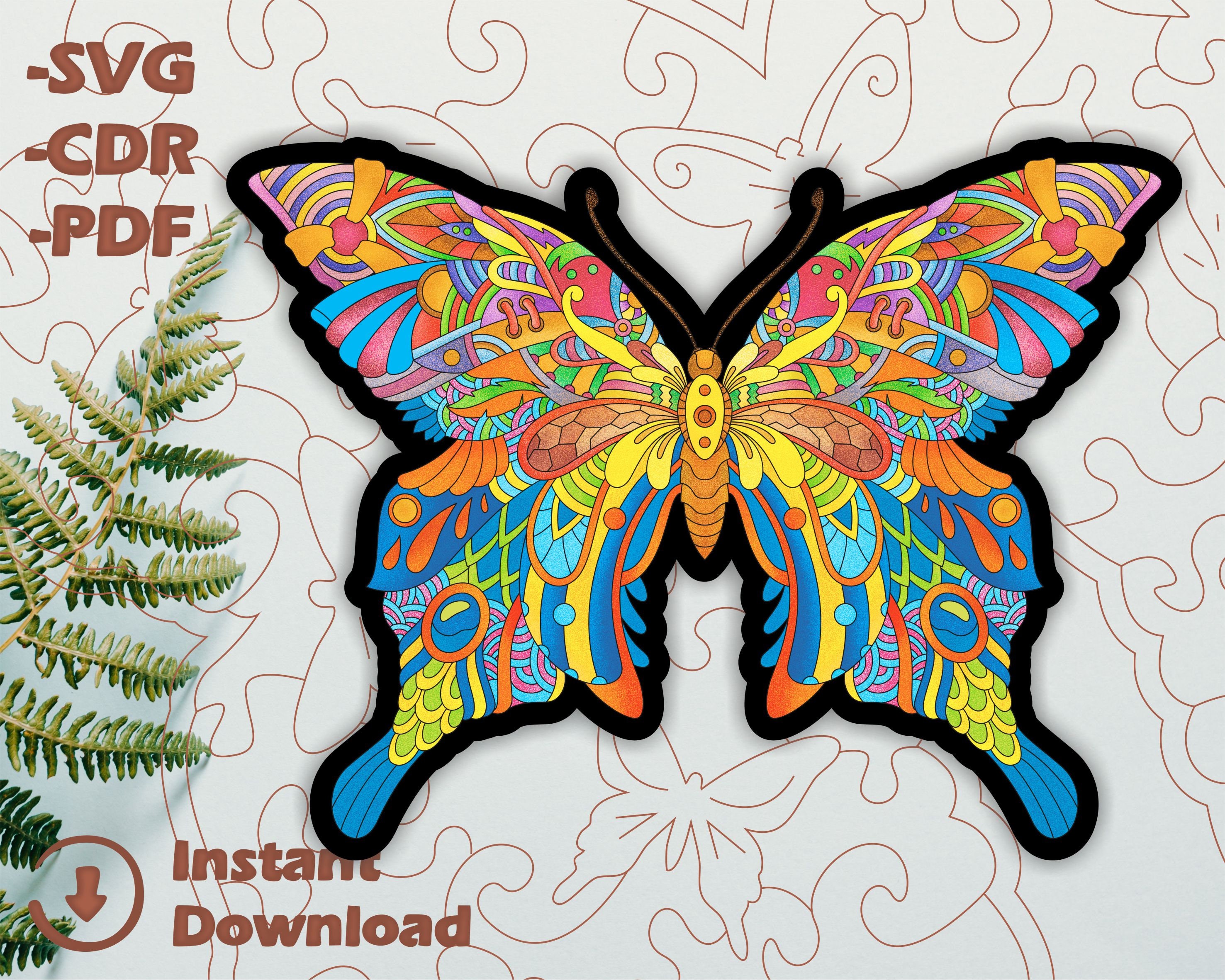 Butterfly Puzzle Jigsaw Laser Cut Files Kids and Adults - Etsy