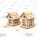 Simple House - Laser Cut Files. Wooden House Laser Cut / Tiny Houses ...