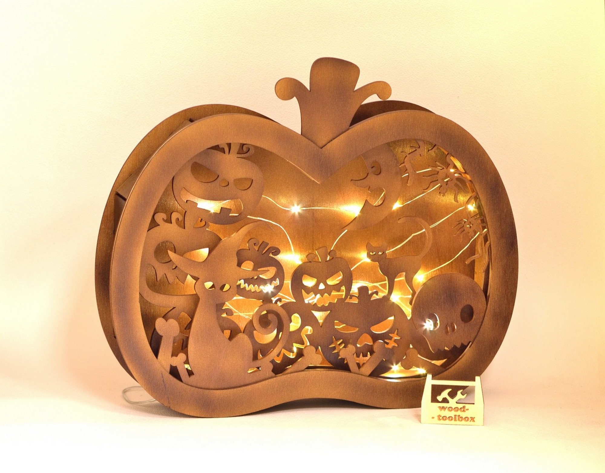 Halloween Pumpkin Laser Cut Files. Halloween 3D Design. - Etsy