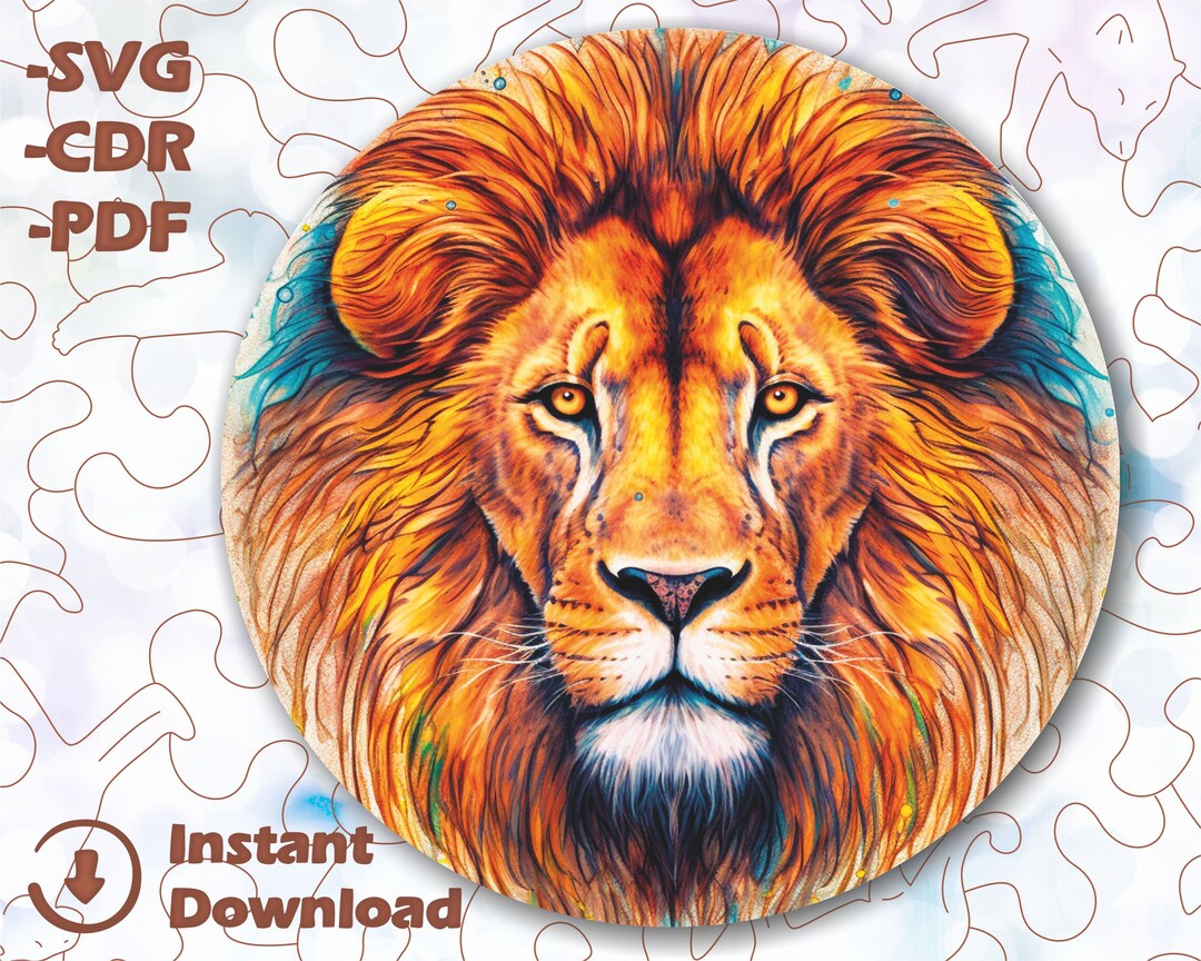 Unique Wooden Animal, Jigsaw Puzzle SVG, Puzzle Templates CDR, Puzzle ...