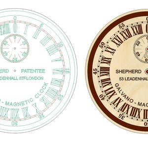 Shepherd Gate Clock - Laser Cut Files. Wooden Clock. Templates for ...