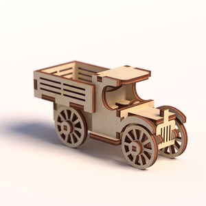 Laser Cut Retro Car - Retro Car Model From the Collection - Ver.1 ...