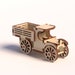 Laser Cut Retro Car - Retro Car Model From the Collection - Ver.1 ...