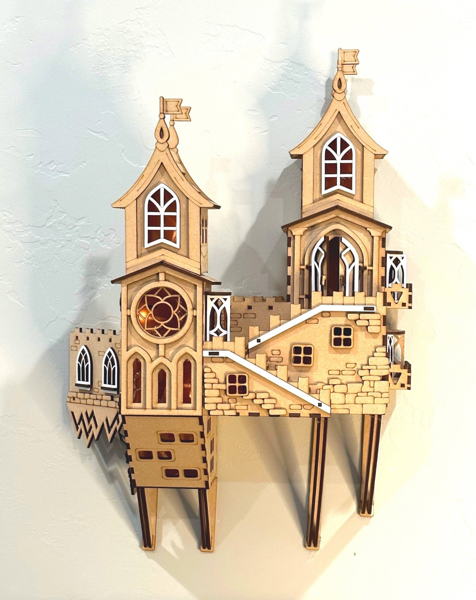 Hanging Chateau - Wall Decoration - Laser Cut Files. Magic Hanging ...