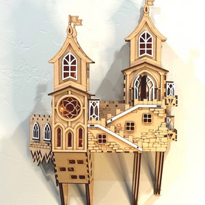 Hanging Chateau - Wall Decoration - Laser Cut Files. Magic Hanging ...