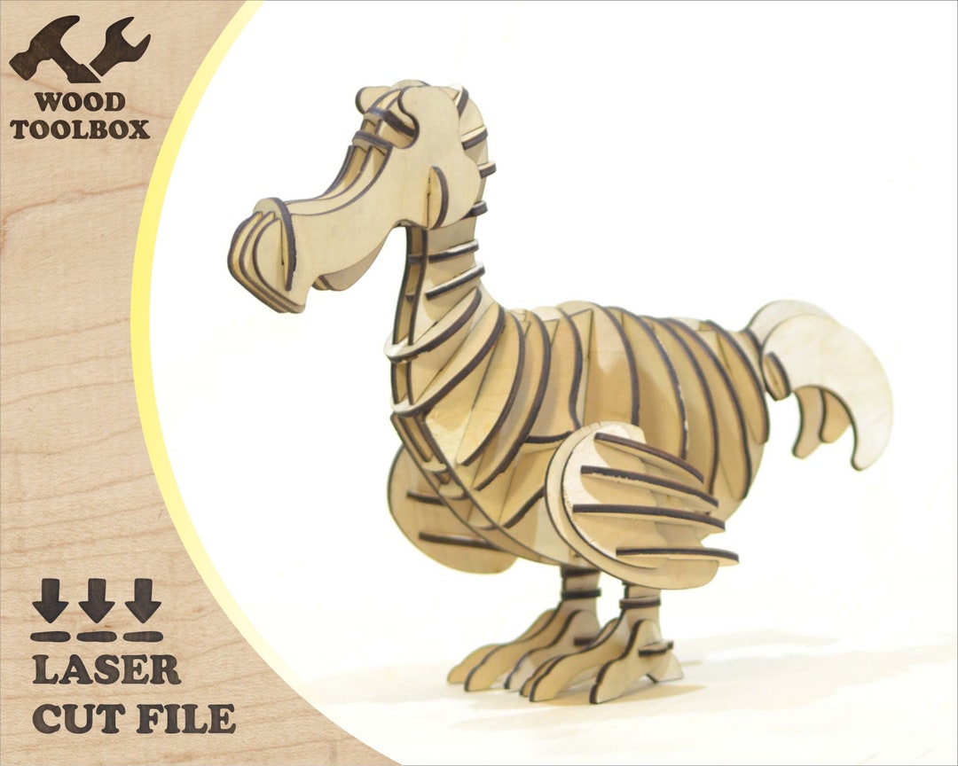 Animal Head - Dodo Bird - Laser Cut Files / Instant Downloads Files ...