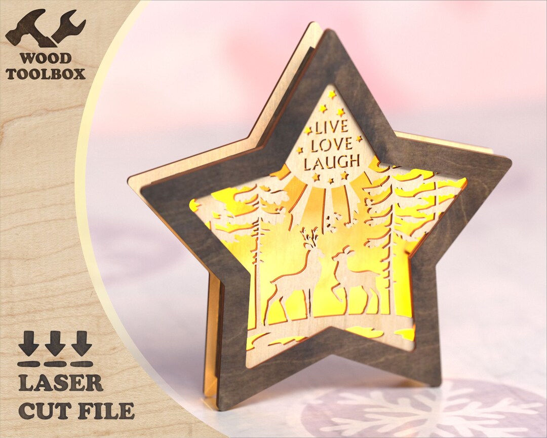 Live -laugh - Love - Laser Cut Files. Christmas Template, Nativity ...