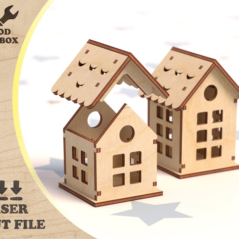 Laser Cut House Building - Etsy