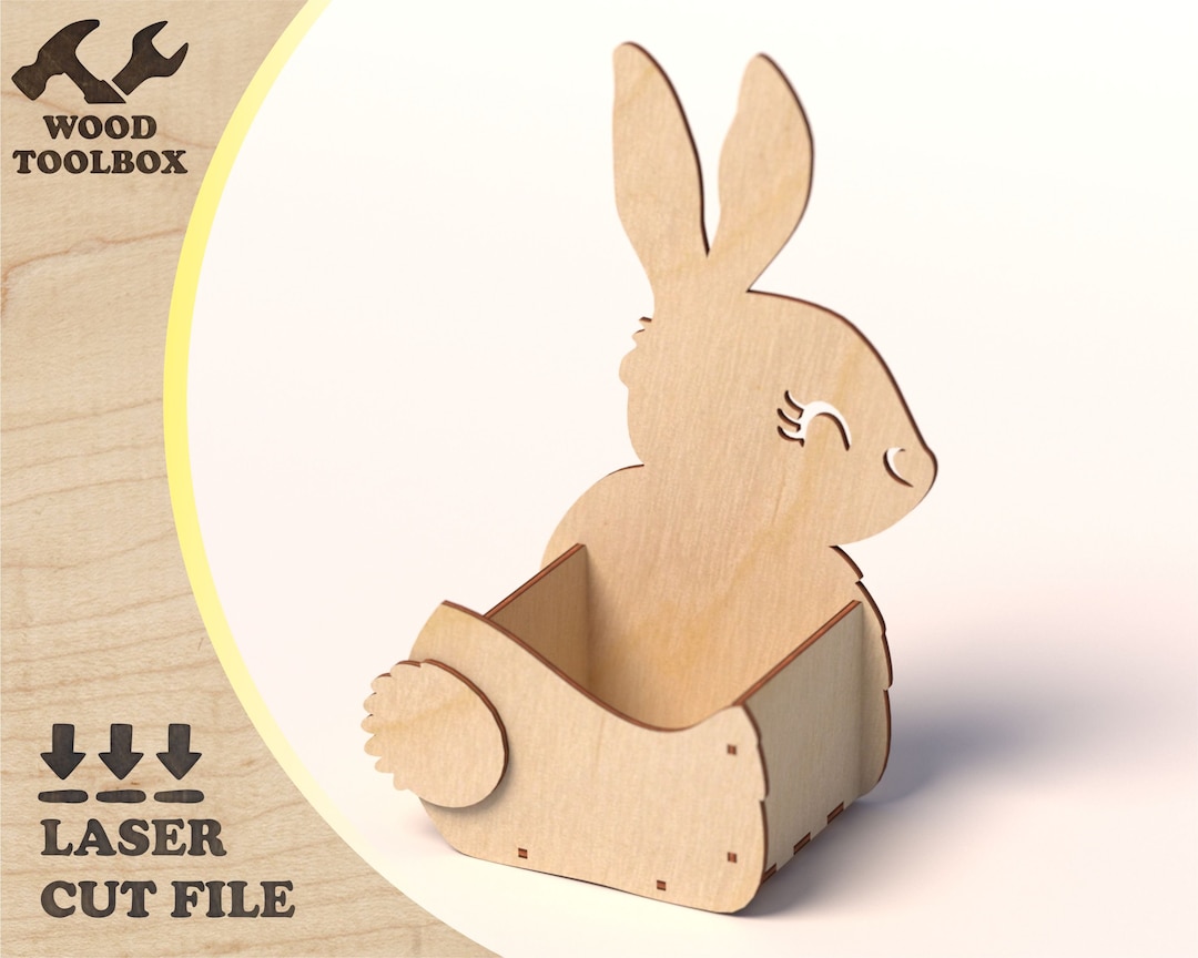 Easter Bunny - Laser Cut Files. Bunny Stands. Easter Design Laser Cut ...