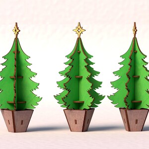 Fairy Christmas Trees Laser Cut File Christmas SVG File / Winter Scene ...
