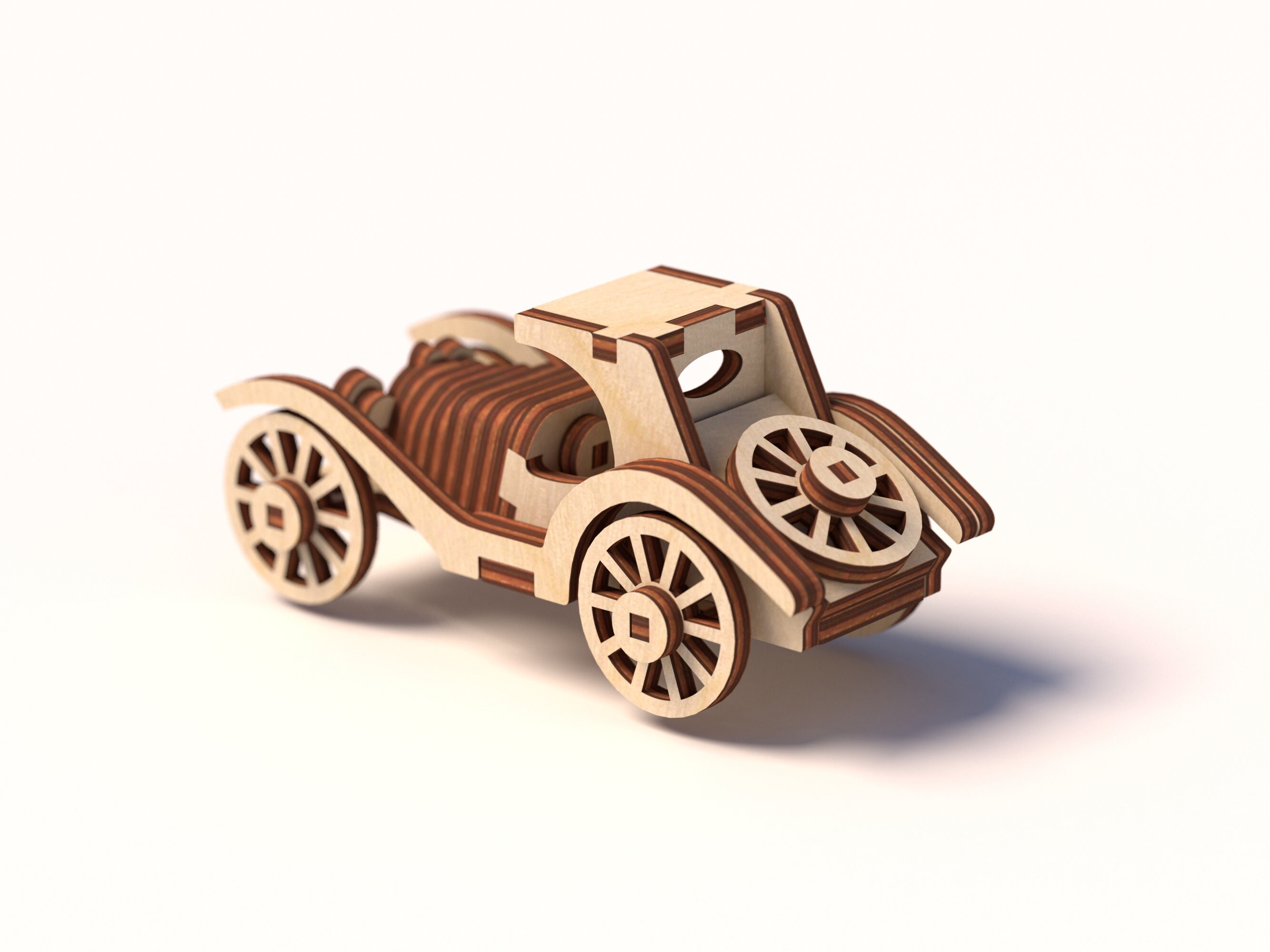 Laser Cut Retro Car Var. 3 Retro Car Model From the - Etsy