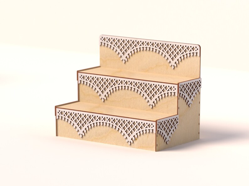 Laser Cut Food Display Stand Template: SVG DXF CDR Vector Files - Etsy