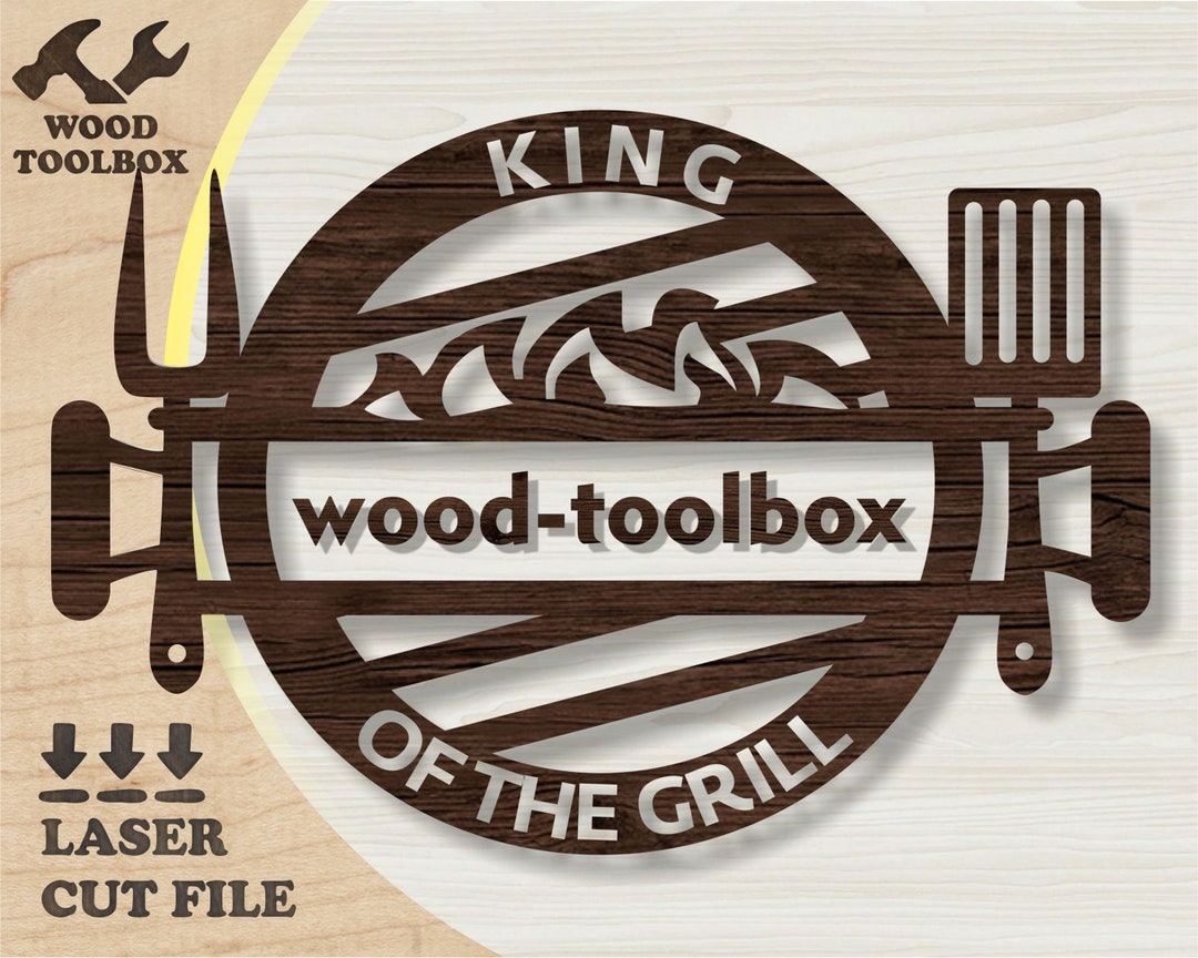 Sign BBQ - Laser Cut Files. Barbekyu Sign SVG Cooking Theme Laser Cut ...