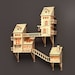 Hanging House With Lights - Laser Cut Files. Miniature Tree House ...