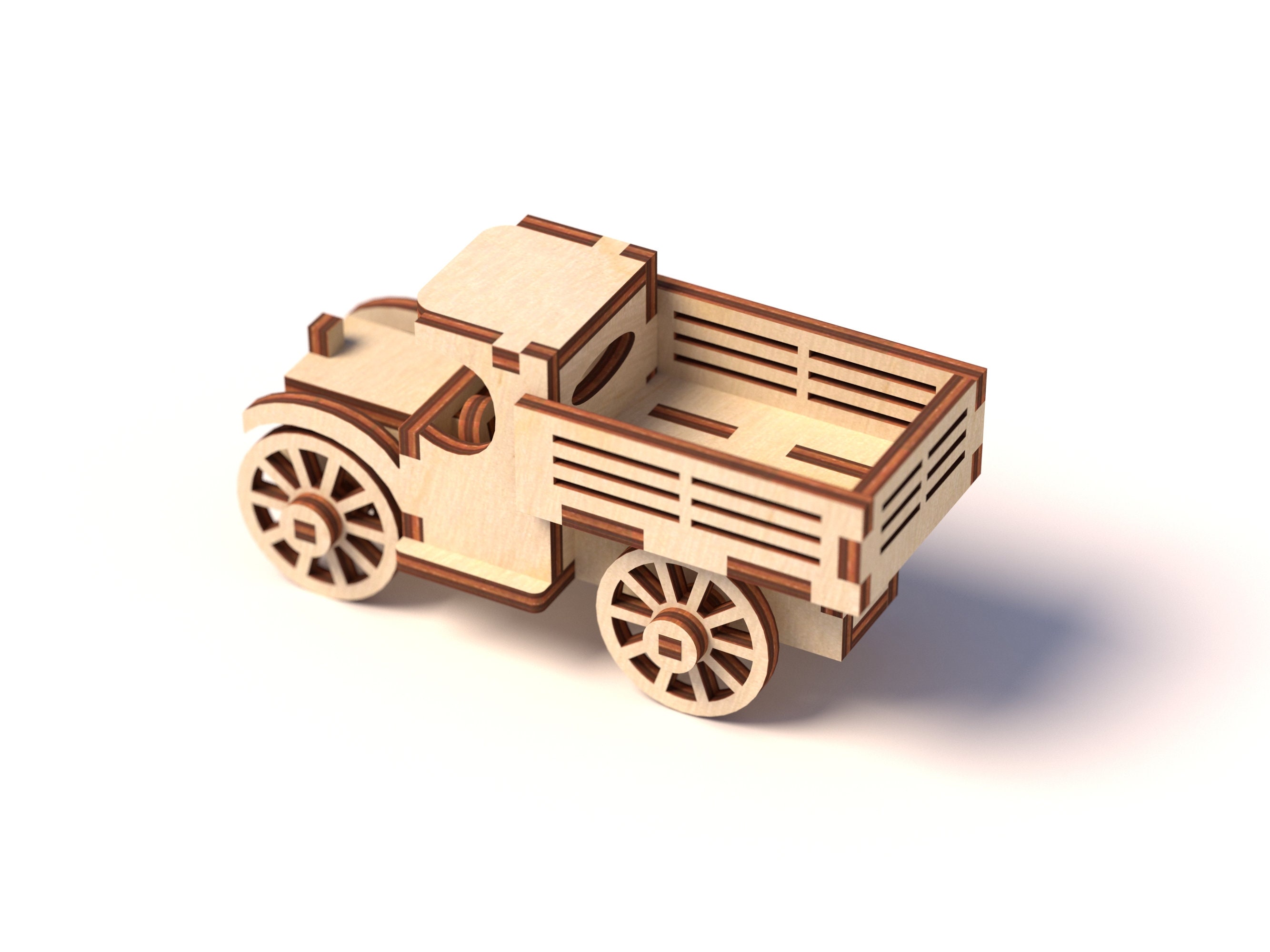 Laser Cut Retro Car - Retro Car Model From the Collection - Ver.1 ...