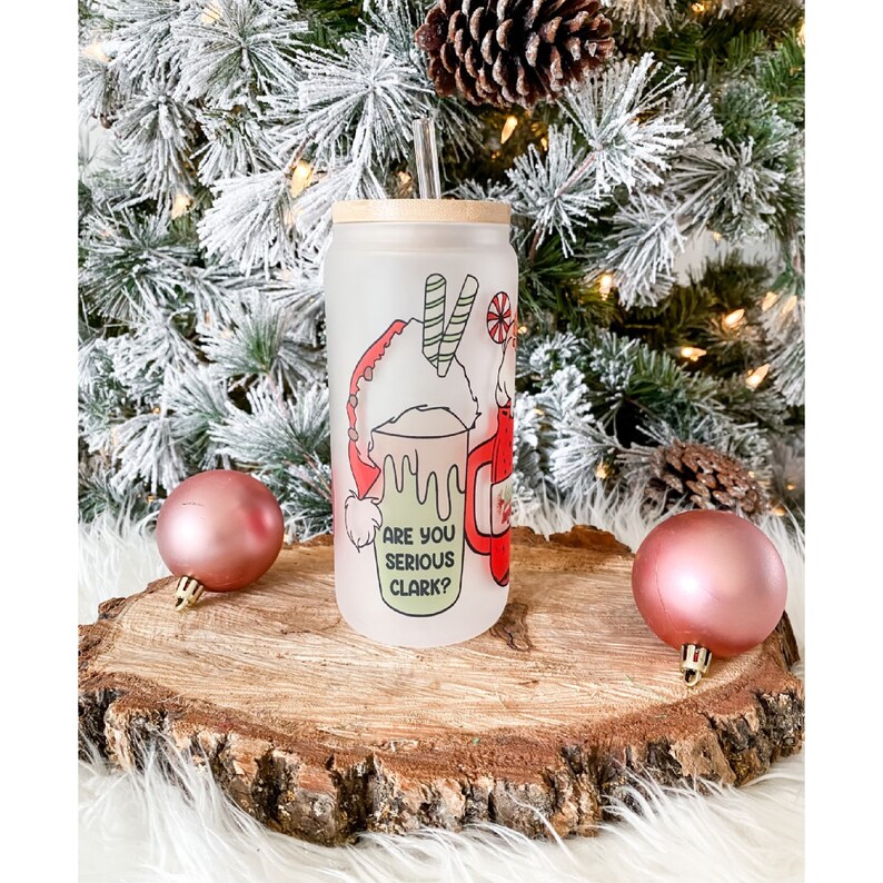 Christmas Vacation // Beer Can Glass Cup // Christmas Vacation Glass ...