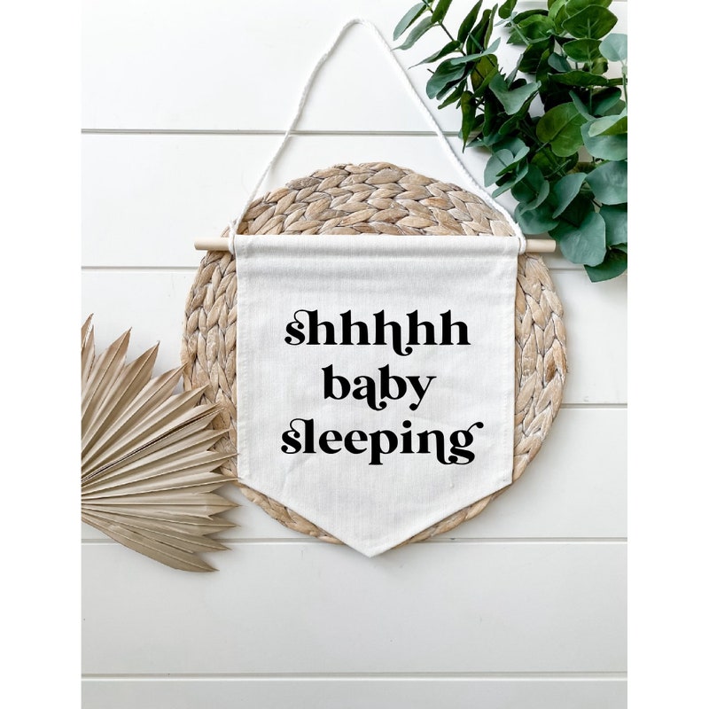 Baby Sleeping Sign - Etsy