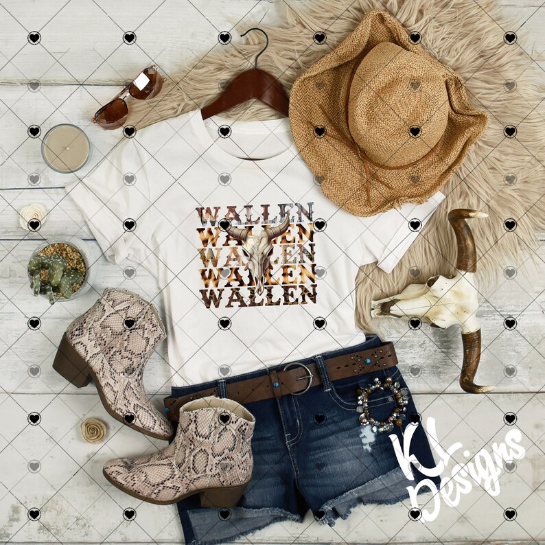 Wallen, Wallen, Wallen, Cow Skull - Etsy