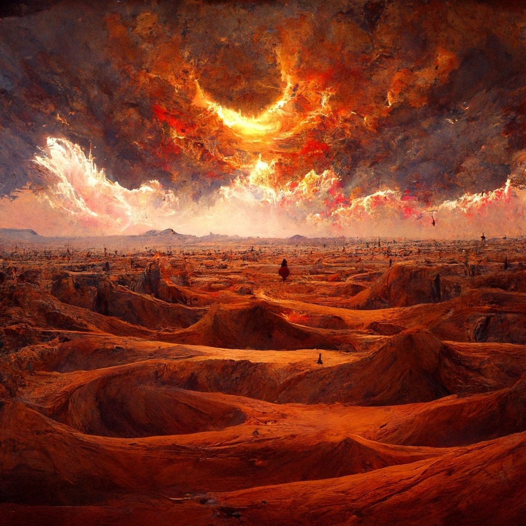 Burning Sands Fantasy - Etsy