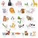 Bilingual ABC Animal Printable 18x24 | Spanish English Alphabet Print ...