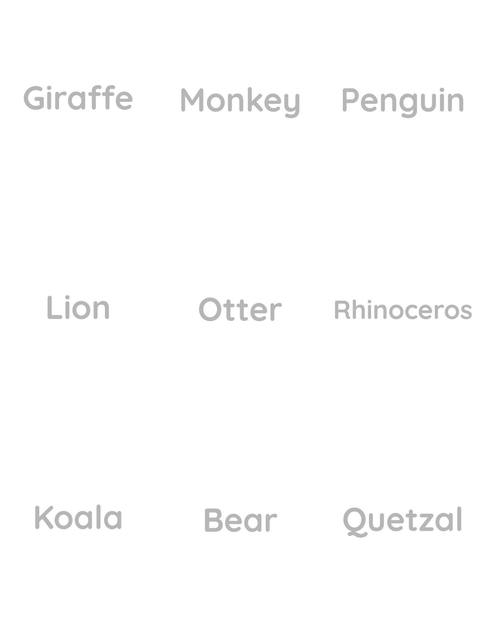 Spanish Alphabet Animal Flashcards | Bilingual Language Learning ...