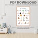 Bilingual Animal ABC Print: Spanish English Alphabet, Safari Nursery ...