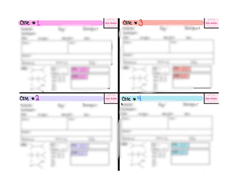 Anesthesia Pre-op Patient Organizer | SRNA/CRNA Assessment & Planning ...