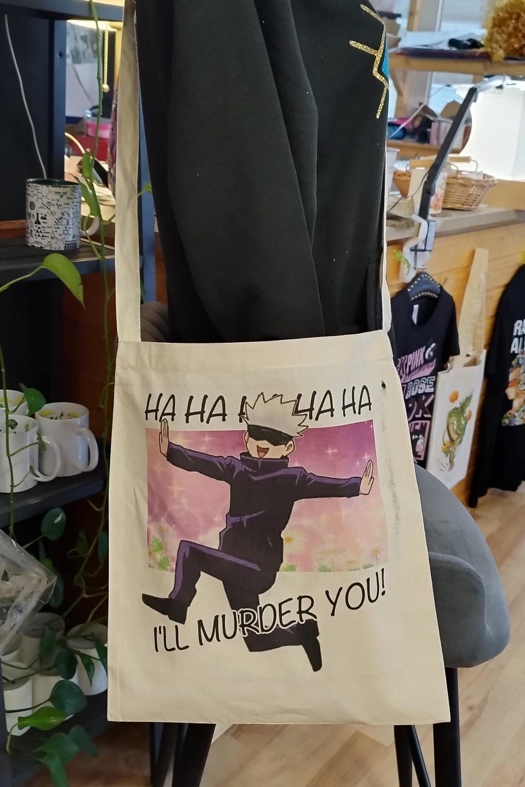 Funny Shopping Bag, Comic Cotton Bag, Comic Gift, Comic Shoulder Bag ...