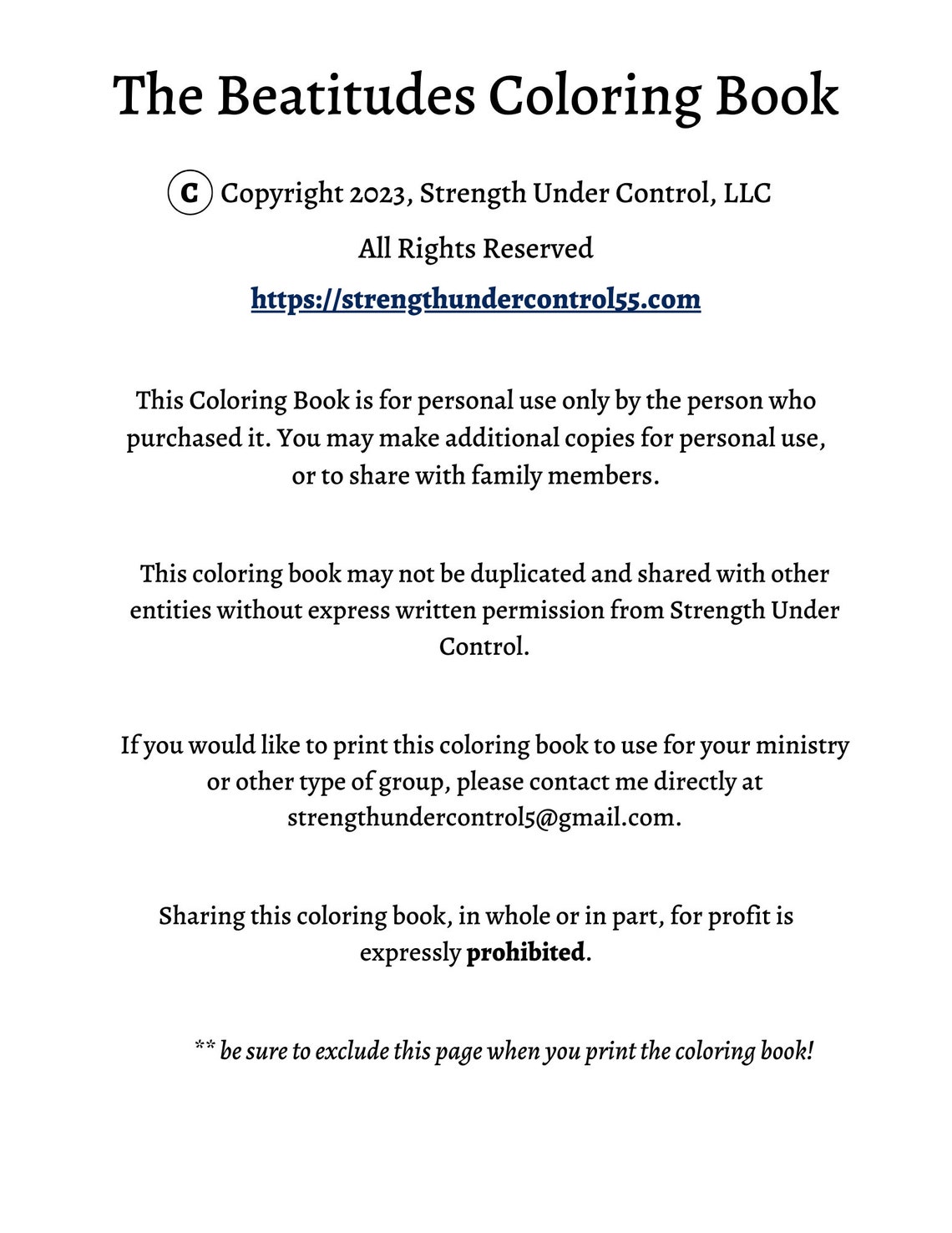 Beatitudes Coloring Book, Scripture Coloring Pages, Bible Verses ...