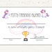 Unicorn Potty Training Award Certificate Printable Potty Training ...