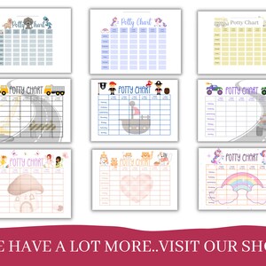 Cars Potty Training Chart Printable for Boys Vehicle Tracker Toilet ...