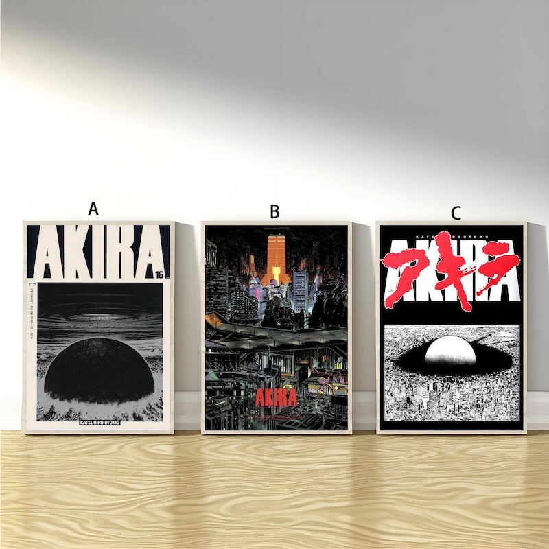 Akira Poster Movie Canvas - Etsy