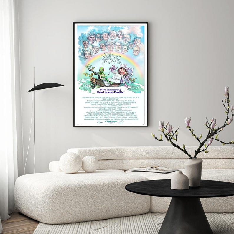 The Muppet Movie Poster Canvas Art Home Decor - Etsy