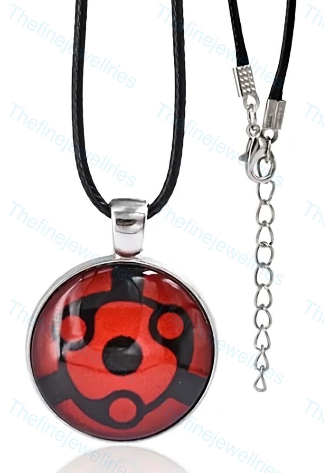 Naruto Anime Sasuke Uchiha Eternal Magekyou Sharingan Eye Pendant Charm ...