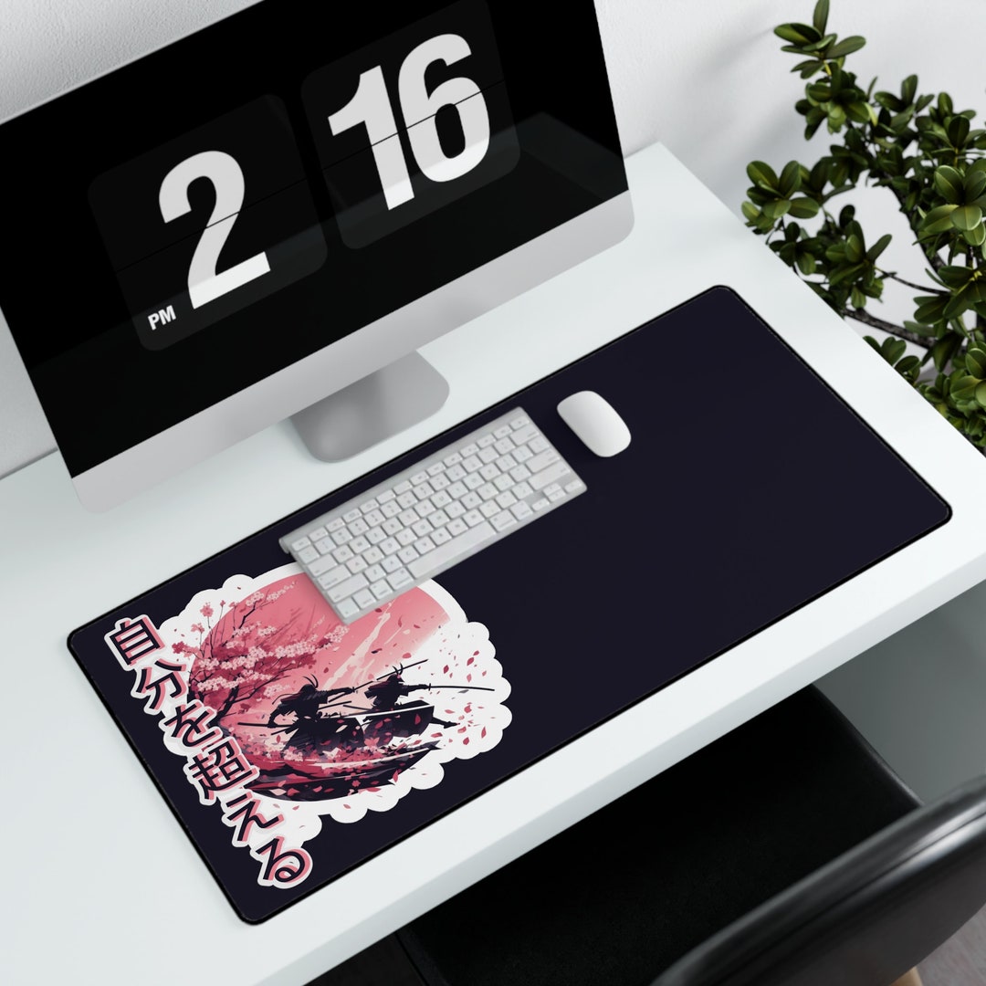 Sakura Tree Samurai Warrior Desk Mats - Etsy