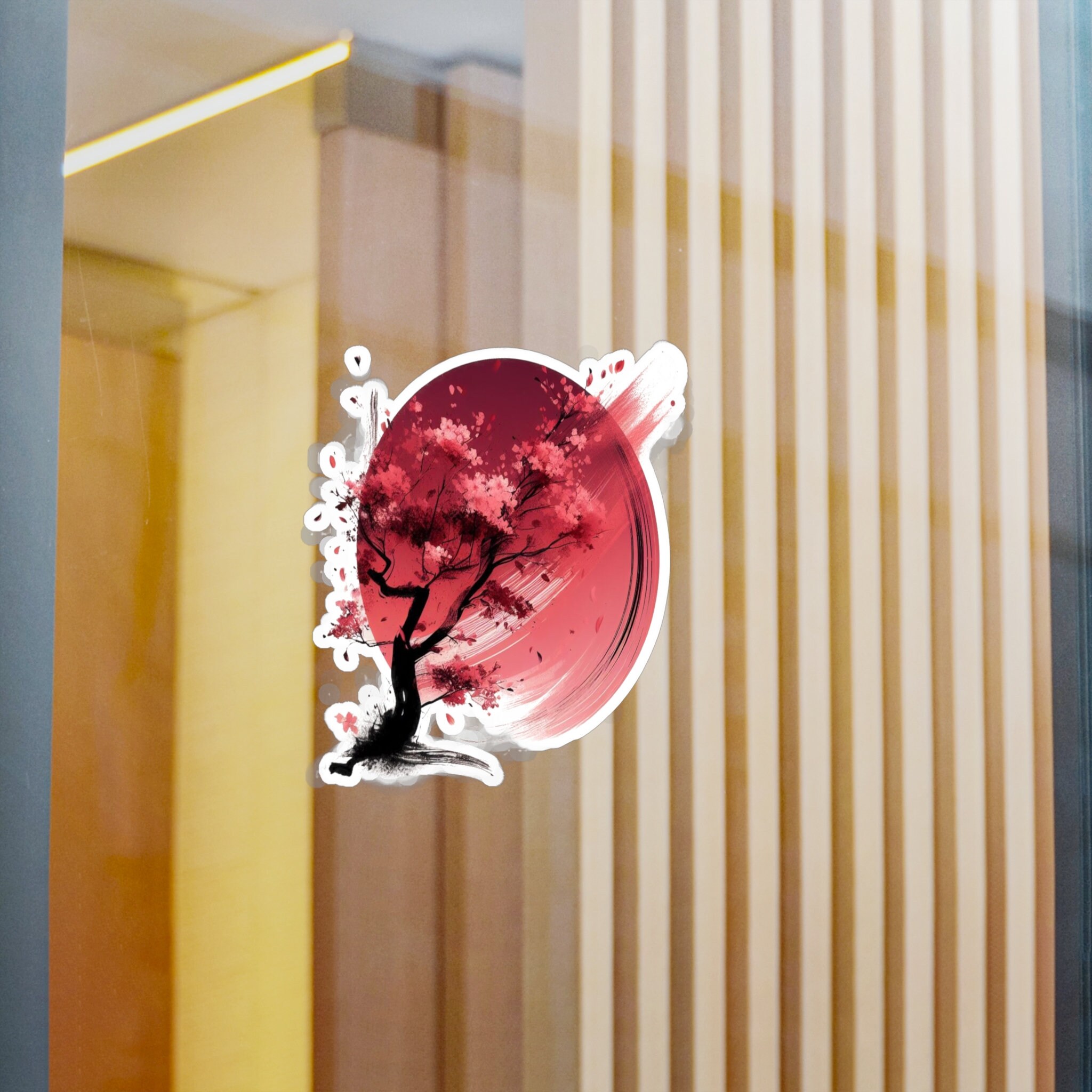 Sakura Tree Kiss-cut Vinyl Decals - Etsy