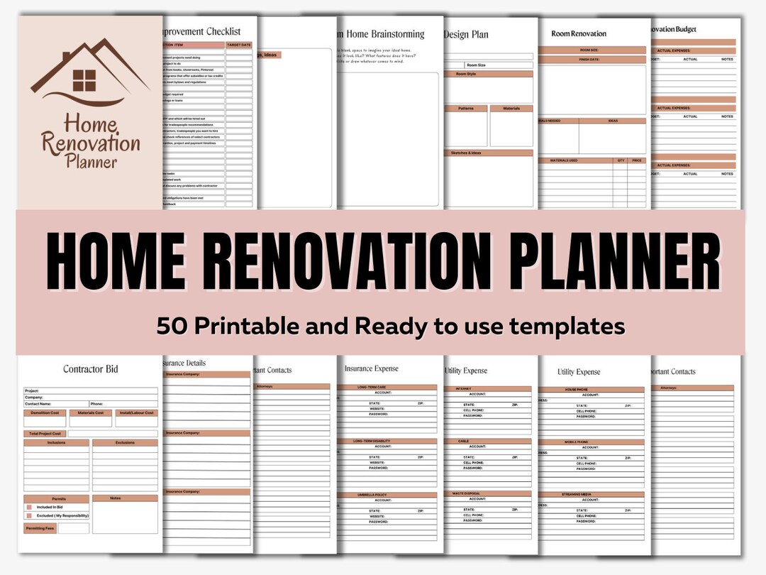 Room Renovation Planner Interior Design Planner Room Improvement Home ...