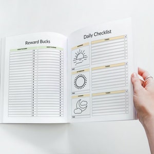 Kids Chore Chart: Editable Routine, Reward & Behavior Tracker ...