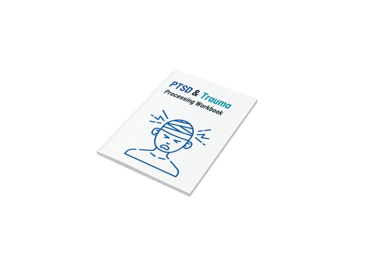 Trauma Therapy Worksheets Adult MEGA PTSD Workbook 64 Pages Crisis Tool ...