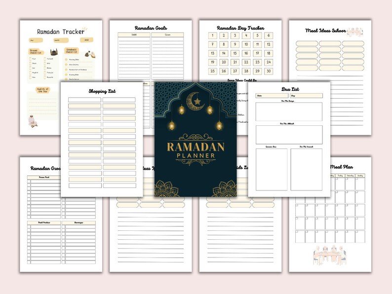 Ramadan Planner and Journal Freedom Ramadan Planner Printable Ramadan ...