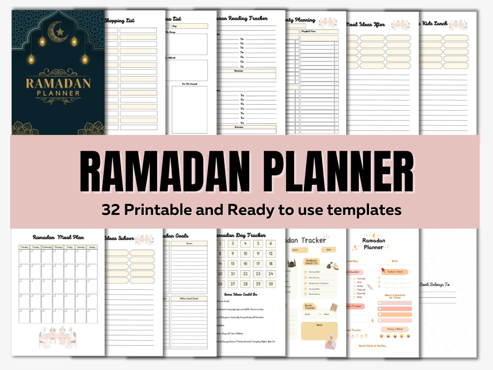 Ramadan Planner and Journal Freedom Ramadan Planner Printable Ramadan ...