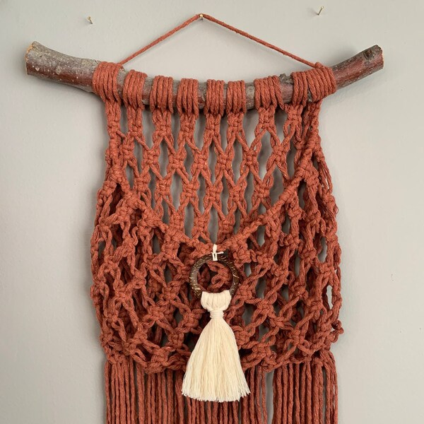 Macrame Wall Basket - Etsy